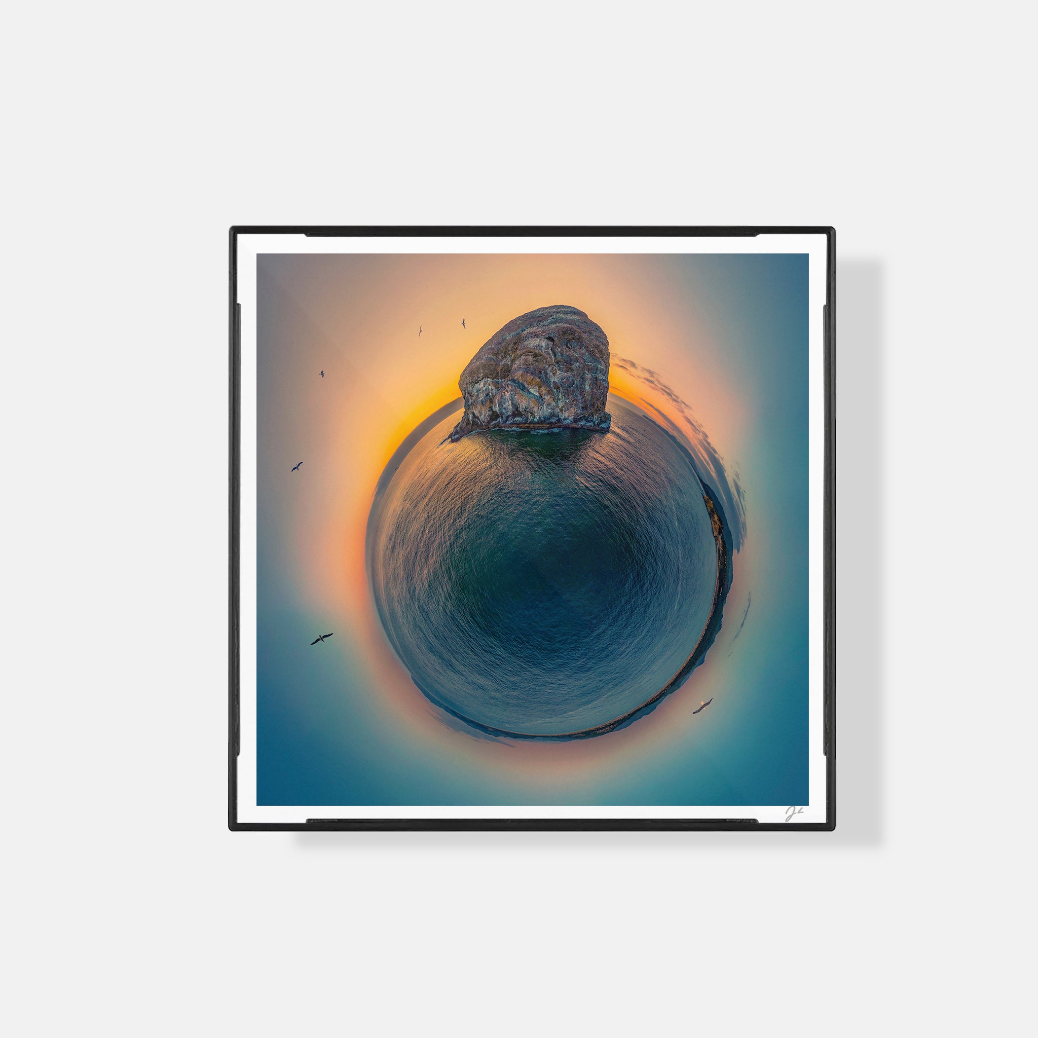 Chief Kiwanda Rock (2025) - Magnetic Mini Framed Signed Print – Lil ...